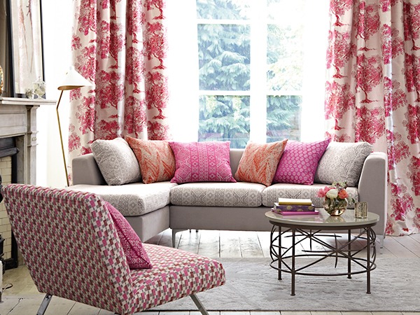 Orvieto collection features Scandinavian block prints and decorative ...