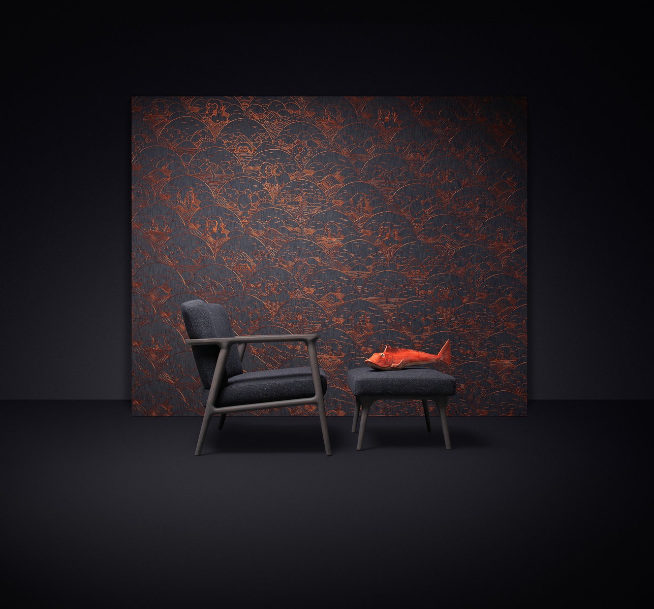 Moooi Wallcovering and Arte present Moooi Tokyo Blue - Sleeper