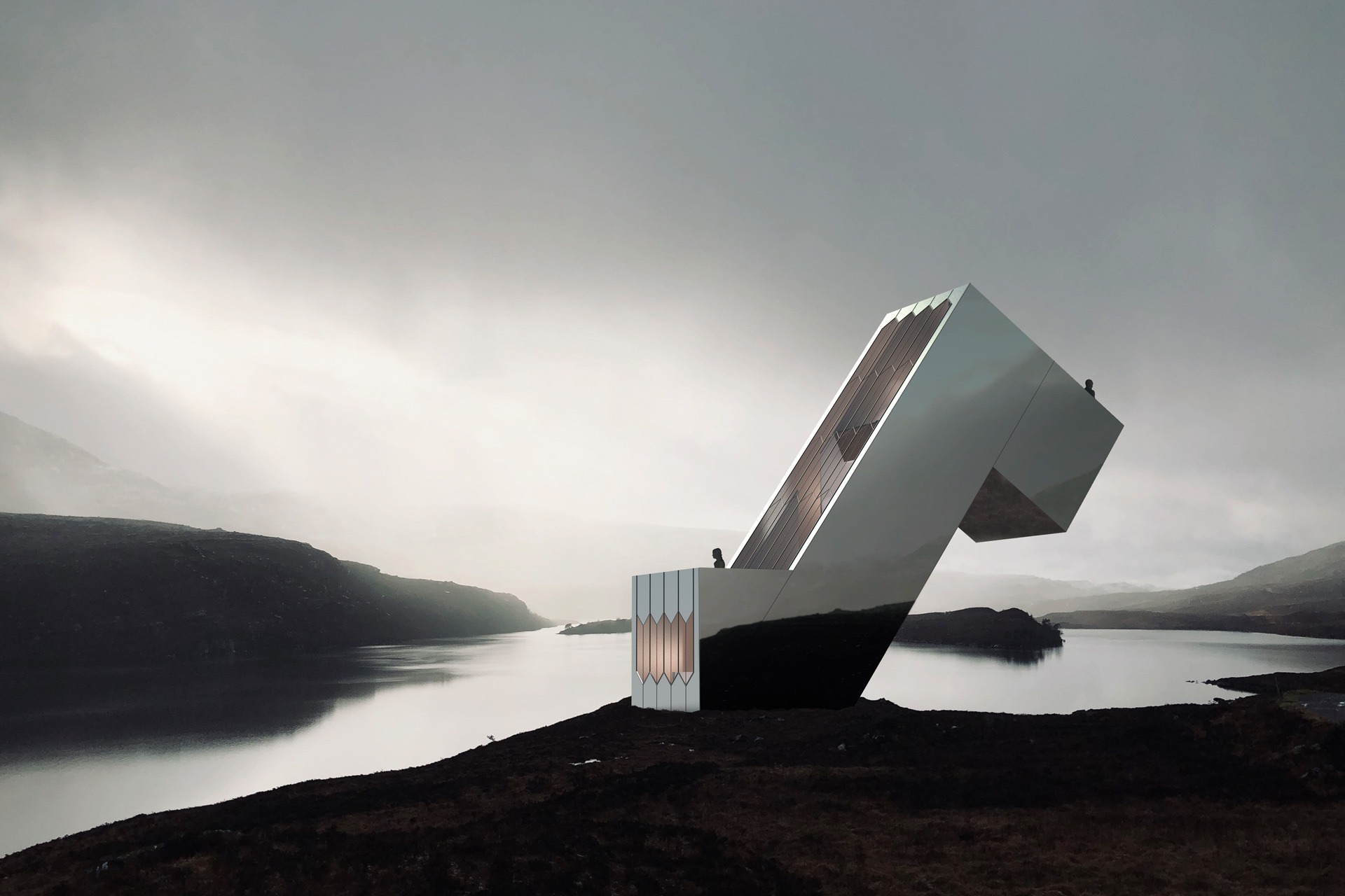 NYDE Studio designs cabin concept for the Scottish Highlands - Sleeper