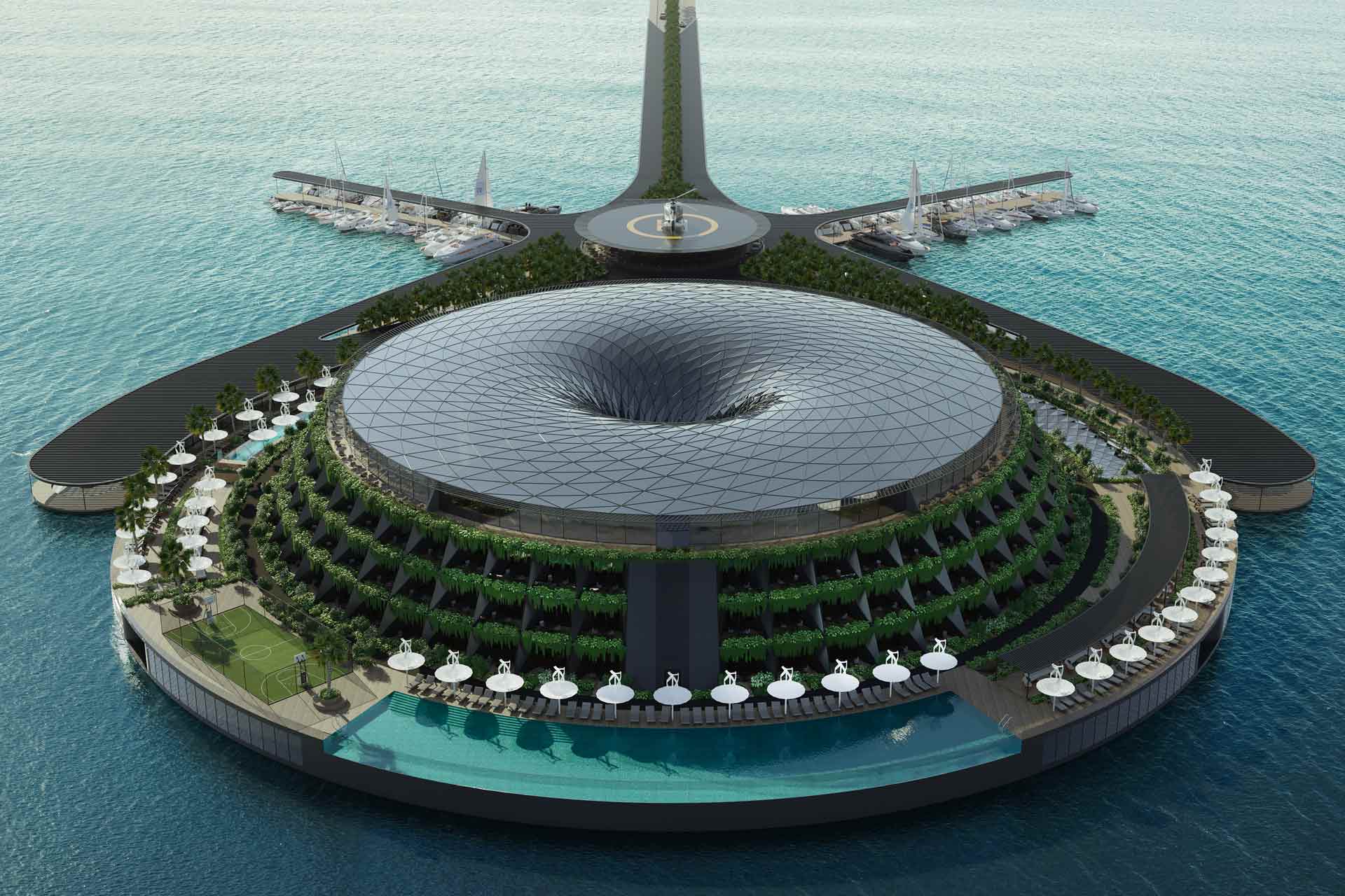 HAADS unveils plans for Eco-Floating Hotel - Sleeper