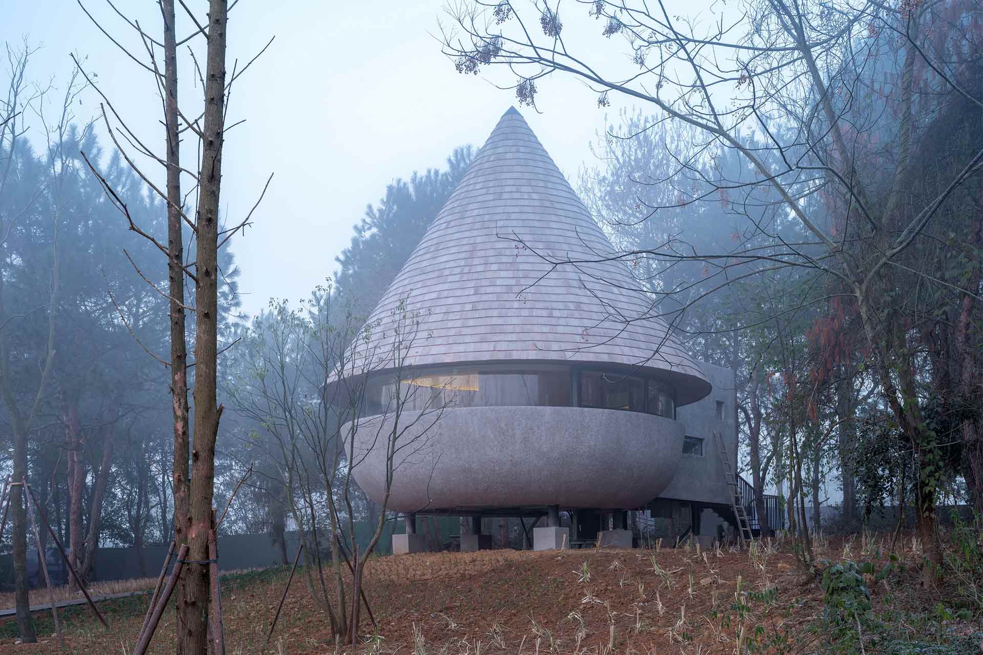 ZJJZ Atelier designs mushroom house - Sleeper