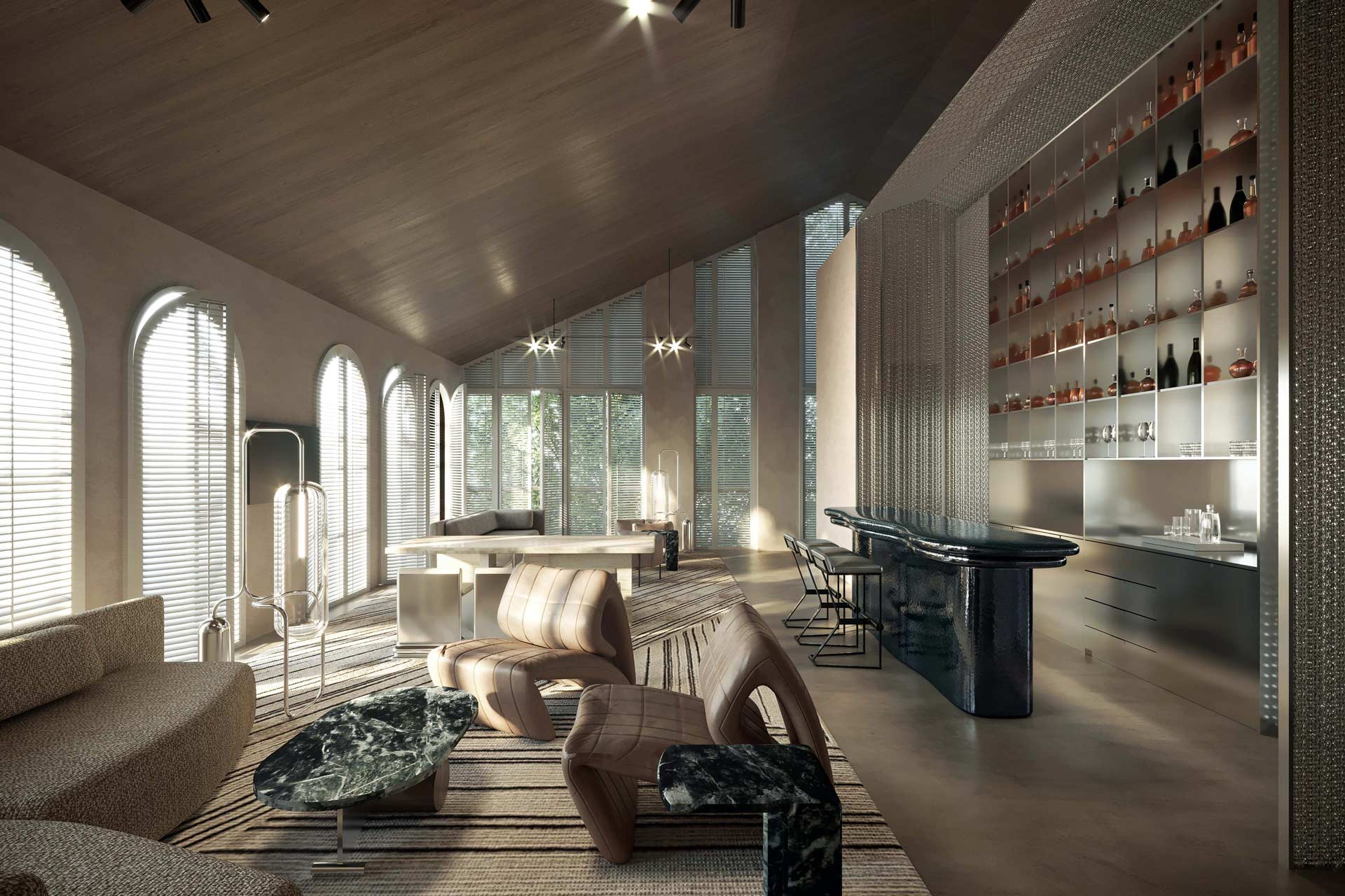 Mondrian Duxton Singapore unveils deconstructed shophouse interiors ...