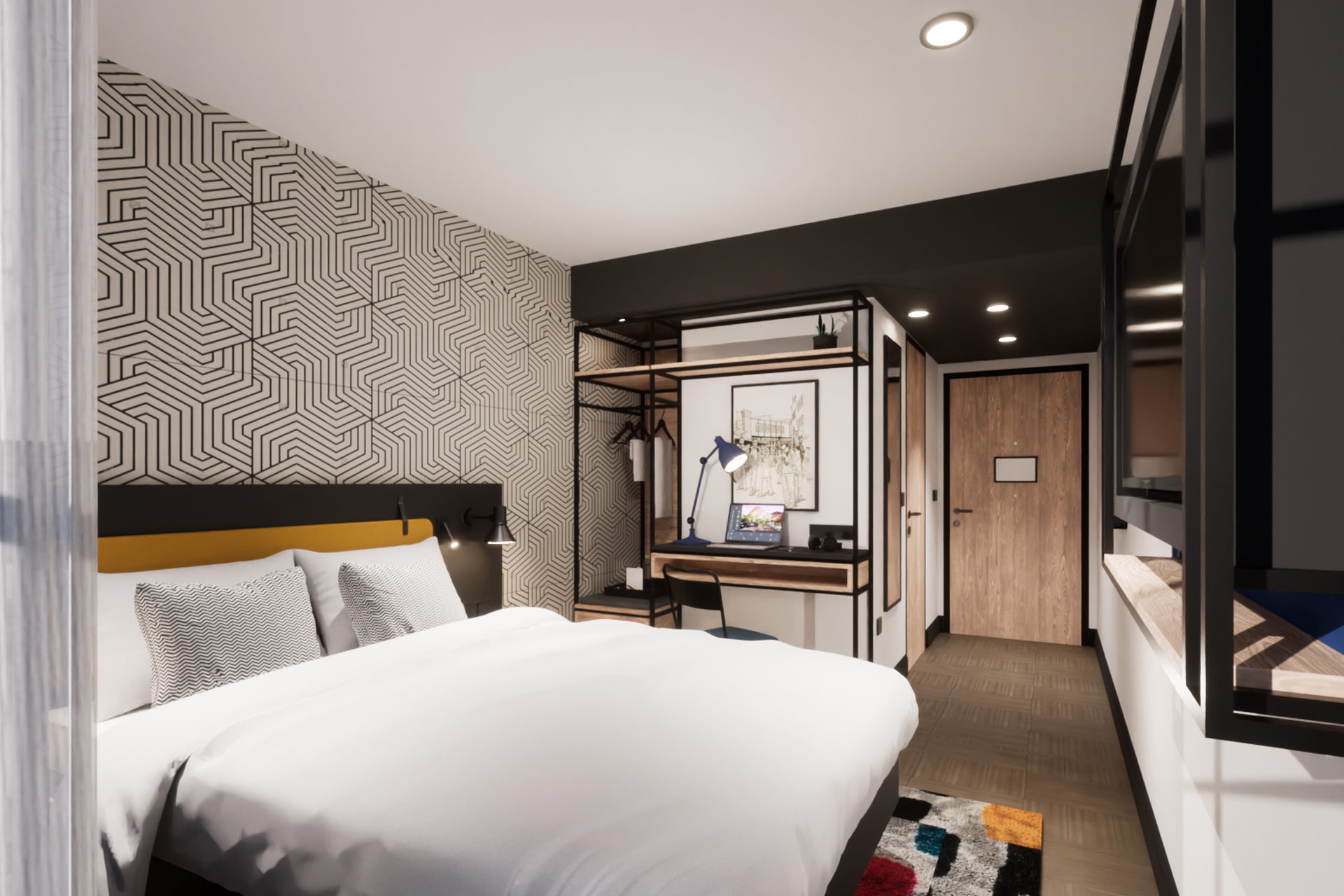 Inside The Wesley, Camden Town - Sleeper