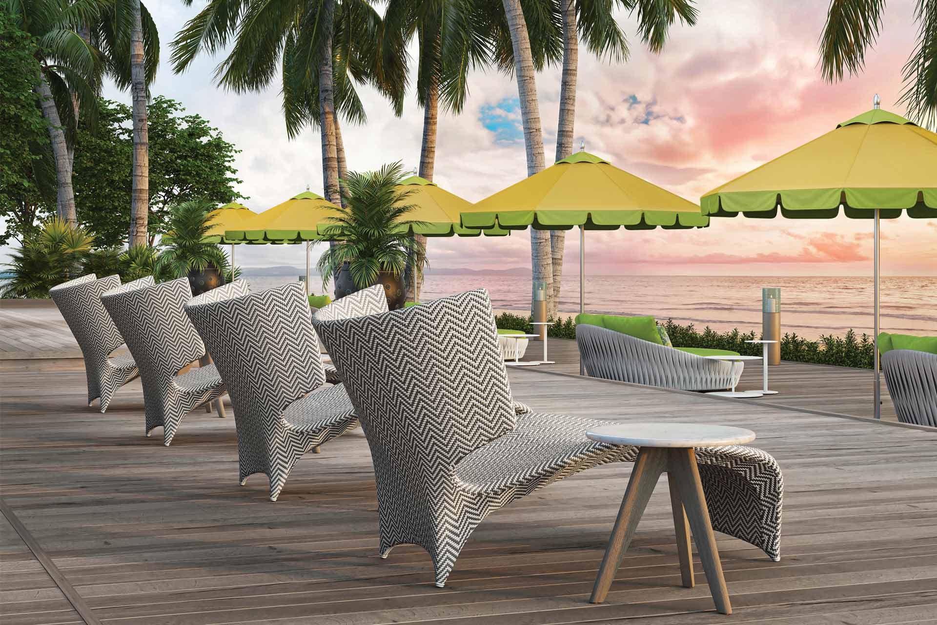 Janus et Cie debuts new Orchid seating collection - Sleeper